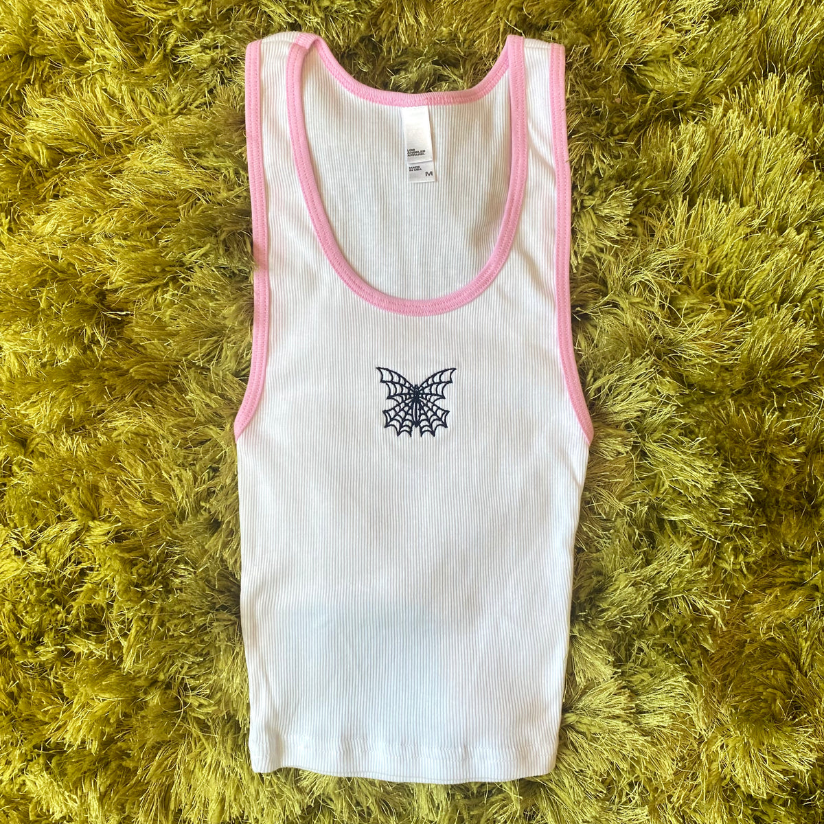 Webbed Butterfly Ribbed Tank -Last one! – Foolish Fetish